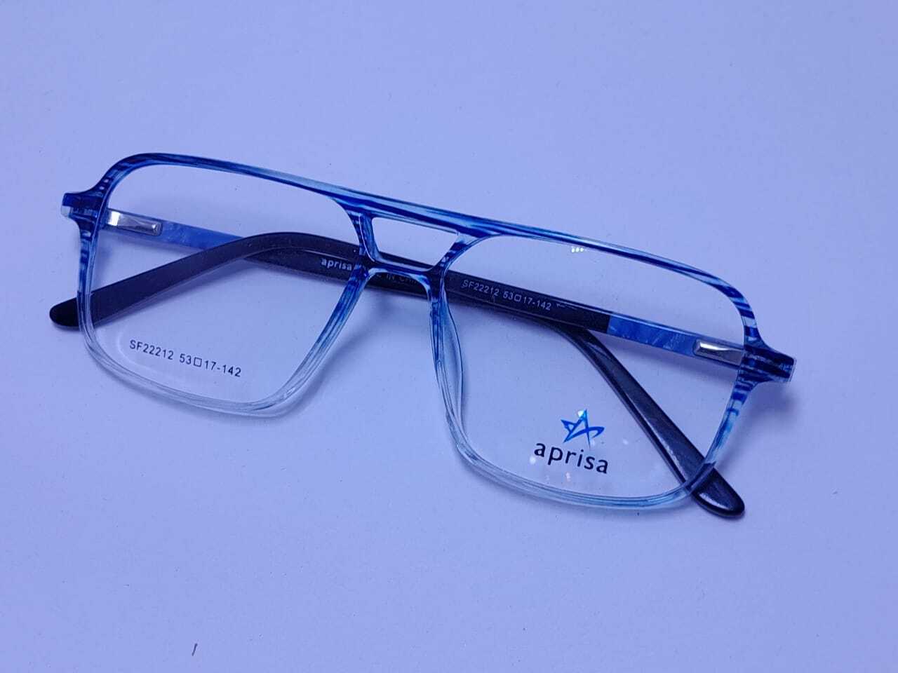 Aprisa Plastic Frame Square Shape Eyeglass frame for Men - Leyjao.pk
