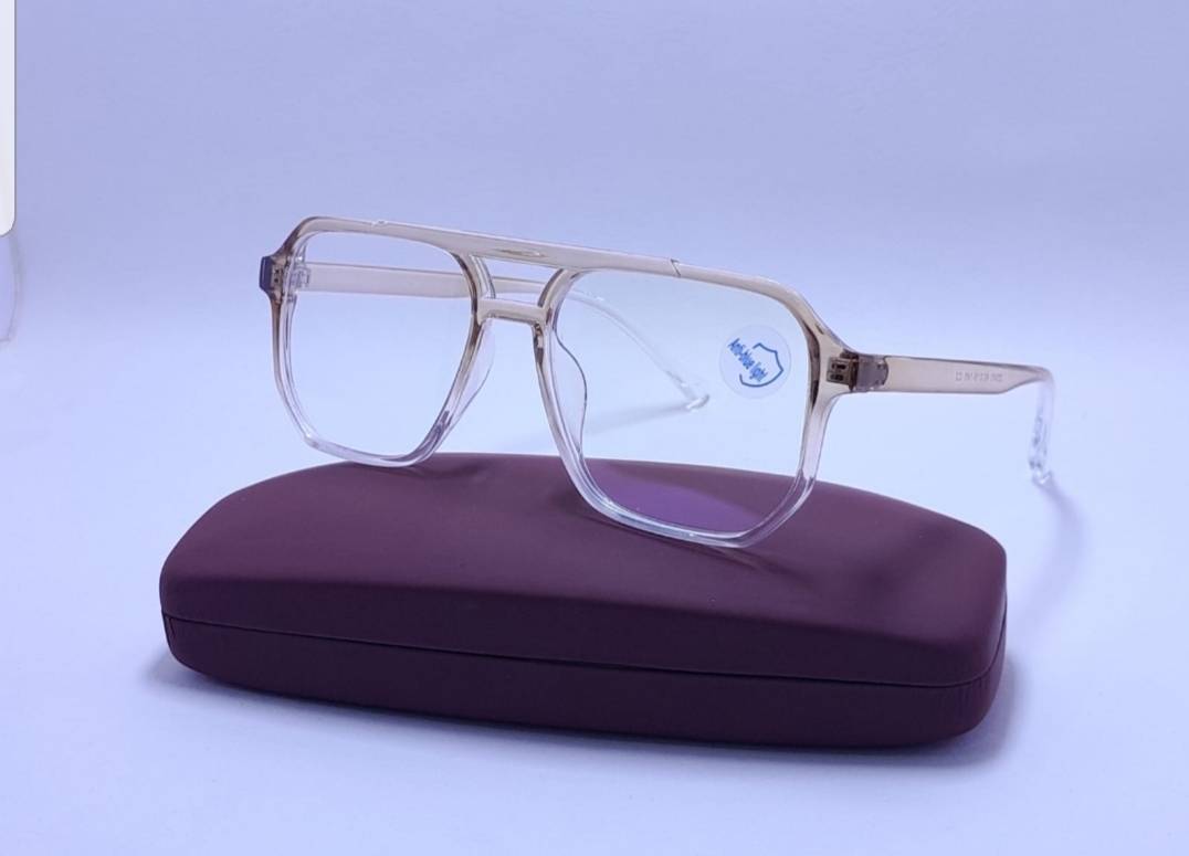 Trend Transparent Plastic Frame Square Shape Eyeglass frame for Men ...